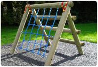 China 1m x 2m Children's Climbing Net with 16mm Polyester Ropes - EN1176 Certified Playground Equipment for sale