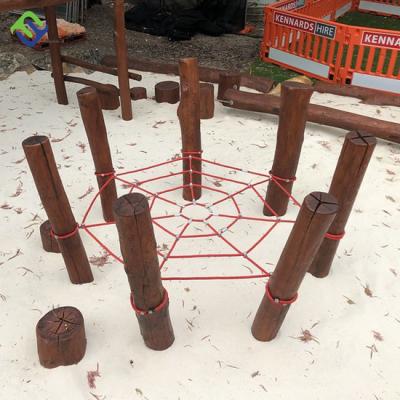 China Customized 16mm Spider Net Rope Climbing Net for Children Playground | EN1176 Certified Safety for sale