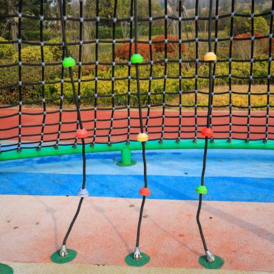 China Custom Playground Climbing Net - 80kg Capacity Polyester Steel Core Rope Netting for Children for sale