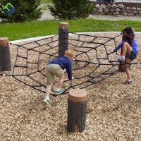 China Triangle Large Playground Climbing Net - 500kg-800kg Capacity Polyester Rope for 5-15 Children - SGS Certified for sale
