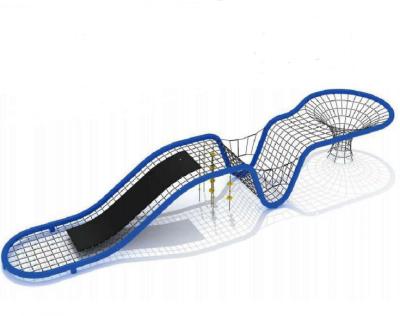 China Commercial Outdoor Triangle Rope Climbing Net 500kg-800kg Capacity for 5-15 Children Playground Equipment for sale