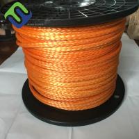 China 12 Strand SK75 UHMWPE Synthetic Winch Rope 14mm 100m for ATV UTV for sale