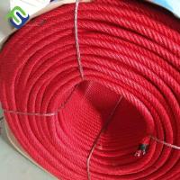 China PP Multifilament Combination Wire Rope 6 Strand With Fiber Core for sale