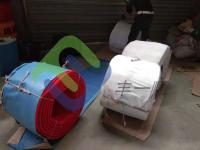 China Grey Color 16mm Stainless Steel Wire Core Polyester Rope With Customized Color for sale