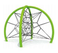 China Custom 16mm Polyester Playground Climbing Net for Children - EN1176 Certified with 120mm Mesh for sale