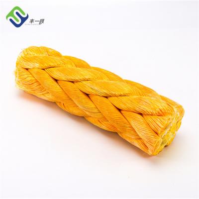 China Marine 48mm 12 Strand Braided UHMWPE Mooring Rope 200m for Vessel for sale
