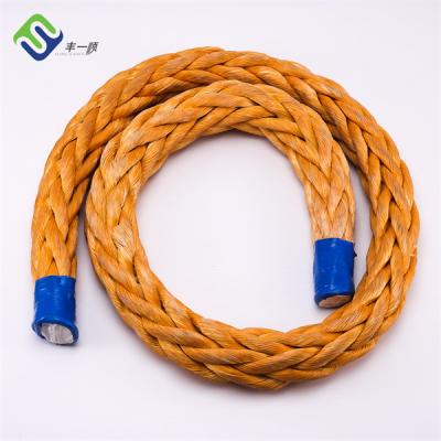 China 12 Strand UHMWPE Rope 6mm-120mm Marine Boat Rope for Ships High Strength for sale