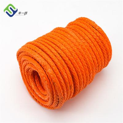 China 12 Strand HMPE Spliced Rope 6mm-160mm High Strength UHMWPE for Marine Mining for sale