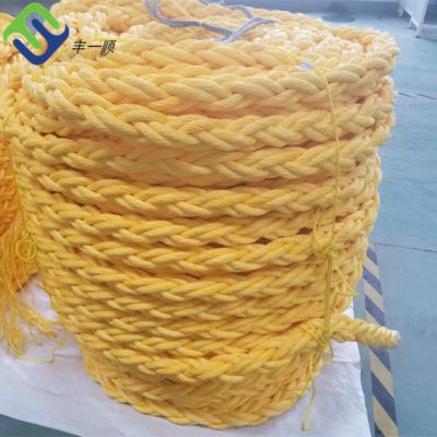 China 8 Strand Polypropylene Mooring Tail Hawser 30-160mm for Boat Ship Dock Line for sale