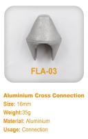 China Aluminum 16mm Playground Rope Cross Connector - 35g Weight, 500pcs MOQ, 7-15 Day Delivery for sale