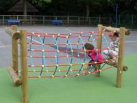 China 16mm Polyester Rope Net Tunnel for Playgrounds - Custom Sizes Available from 1x3m | Florescence Brand for sale