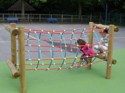 China 16mm Polyester Rope Net Tunnel for Playgrounds - Custom Sizes Available from 1x3m | Florescence Brand for sale