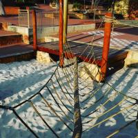 China Outdoor Steel Wire Rope Suspension Bridge for Playgrounds - 120mm/150mm Diameter, 2.5m/4m Length Options for sale