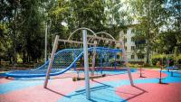China 150mm x 4 Meters Playground Rope Bridge with Steel Cable Hand Rails - Polyester Construction for Outdoor Safety for sale