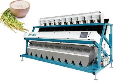 China 5400 Pixel CCD Rice Mill Color Sorter Machine High Accuracy 64-640 Channels for sale