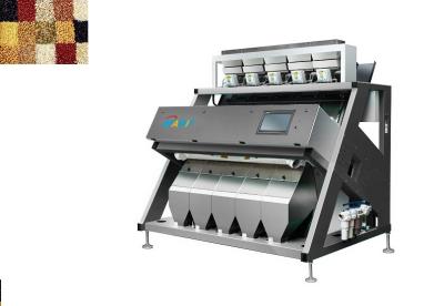 China 3.0 Kw Black Version CCD Peanut Color Sorter Machine LED Control for sale