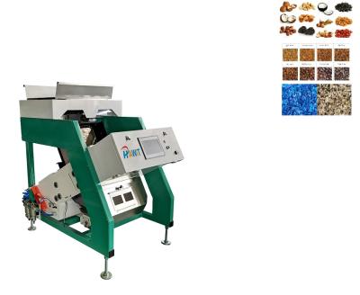 China Mini Peanut Sorting Machine 99.9% Accuracy 64 Channel Remote Control Color Sorter for sale