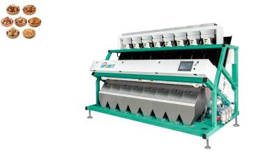 China Intel ATI DSP FPGA 8 Chutes Nuts Colour Sorter with CCD Cameras 5400 Pixel for sale