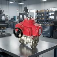 China Wholesale Low Price WCB, 304, 316, 316L Material DN50~DN300 Electric Flange Ball Valve 2