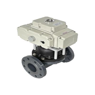China 3/4in12in Special Shut-off Valve with Miniaturized Electric Cast Steel Diaphragm Control Mechanism Explosion-proof  Intelligent for sale