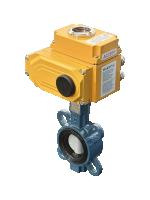 China 4-inch WCB SS304316 High Temperature Electric Centerline Soft-sealed Butterfly Valve Cutting Regulating DC24 Remote Control for sale