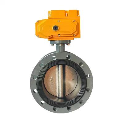 China 2-inch 40-inch Electric Flanged Soft-sealed butterfly Valve, 0° - 90° Adjustable. Suitable for Normal Pressure Operation. for sale
