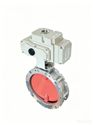 China 2in 20in Aluminum Alloy High-temperature Flue Dust Removal air Valve Electric Ventilation butterfly Valve DC24VAC110V 220V 380V for sale