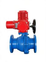 China WCB Angle-Acting Explosion-Proof Electric Ball Valve  Ordinary/ Intelligent Type - Large Diameter  DC 24V AC 110V 220V 380V for sale