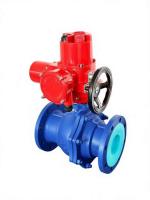 China WCB Angle-Acting Explosion-Proof Electric Ball Valve  Ordinary/ Intelligent Type - Large Diameter  DC 24V AC 110V 220V 380V for sale