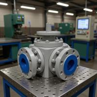 China 2in25in Explosion-proof Electric Angle-travel Three-way Ball Valve with Large-diameter Hard Sea High Torque LAC24VDC110V220V380V for sale