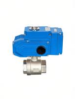 China 1/2 In11/2 Ch WCB Stainless Steel Electric Quick-connect Threaded Ball Valve Is Lightweight and CompactDC24VAC110V220V380V for sale