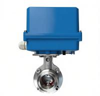 China 4 Inch WCB Stainless Steel Electric Threaded Quick-Assembly Butterfly Valve Precisely Controls Intelligent Type DC24V Commercial for sale