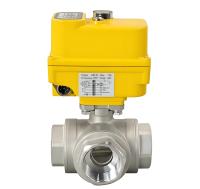 China 1/2in11/2in WCB Stainless Steel Miniature Electric Quick-Connect Threaded Ball Valve Lightweight Compact DC24V AC110V220V380V for sale