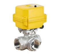 China 1/2in11/2in WCB Stainless Steel Miniature Electric Quick-Connect Threaded Ball Valve Lightweight Compact DC24V AC110V220V380V for sale