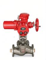 China Carbon Steel, Stainless Steel WCB Angle-travel Electric Stop Valve, Ordinary Intelligent Type, AC24VDC110V220V380V for sale