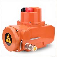 China Handwheel-driven Aluminum Alloy Intelligent Electric Actuator Switch-type Explosion-proof AC220V IP68 Protection 30-1400Nm for sale