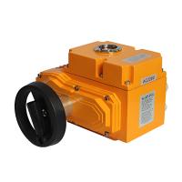 China Handwheel-driven Aluminum Alloy Intelligent Electric Actuator Switch-type Explosion-proof AC220V IP68 Protection 30-1400Nm for sale