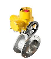 China 2IN10INelectric Actuated Hard-sealed Angle-travel butterfly Valve,DC24VAC110V220V380VStandardt/Intelligent Type Various Calibers for sale