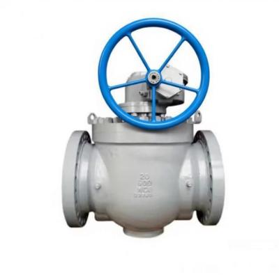 China Manual Top Entry Fixed Ball Valve WCB Stainless Steel Flanged Trunnion Ball Valve for Petroleum Chemical Natural Gas Pipeline for sale