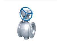 China Manual Eccentric Half Ball Valve Flanged Metal Hard Seal Zero Leakage Anti-clogging Hemisphere Valve for sale