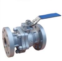 China 2PC Manual Floating Ball Valve Reducer Bore WCB Stainless Steel Flange Thread End PN16 Class150 Industrial Water Oil Gas Valve for sale