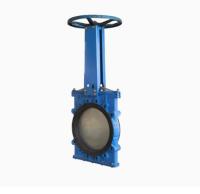 China DN50-DN1200 Industrial Knife Gate Valve Cast Carbon Steel Stainless Steel for Sewage Mining Flange Connection for sale