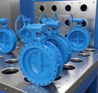 China 2in-48in Large Caliber WCB SS304/316 Flange Hard Seal Double Flange Concentric butterfly Valve with Gearbox  Standard for sale