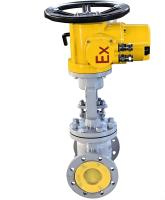 China Hot Sale Electric Flange Stop Valve DN100 with Multi Turn Modulating Motorized Actuator 4-20mA Feedback for Water Oil Gas OEM for sale