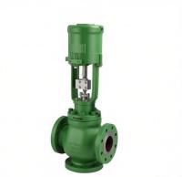 China Stainless Steel Electric 3-Way Regulating Control Valve 220V Shut-Off Opening Function High Temperature OEM Customizable for sale