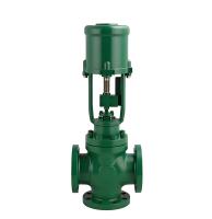 China Stainless Steel Electric 3-Way Regulating Control Valve 220V Shut-Off Opening Function High Temperature OEM Customizable for sale