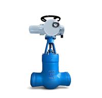 China Regulation Weld Electric 4 Inch Gate Valve Carbon Steel 20Mpa 25Mpa 32Mpa Class1500 380V Multi-turn Motorized Electric Actuator for sale