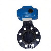 China 1/2-12in 24V DC 220VAC Motorized Butterfly Valves PVC  Upvc Valves with Electrical Actuator for sale