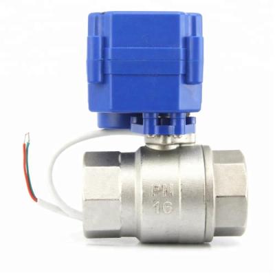 China I Electric Motorized Actuator DC3-6V AC/DC9-24V AC220V Brass/Stainless Steel/Plastic PVC Ball Valve Water Gas Flow Control for sale