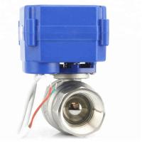 China I Electric Motorized Actuator DC3-6V AC/DC9-24V AC220V Brass/Stainless Steel/Plastic PVC Ball Valve Water Gas Flow Control for sale